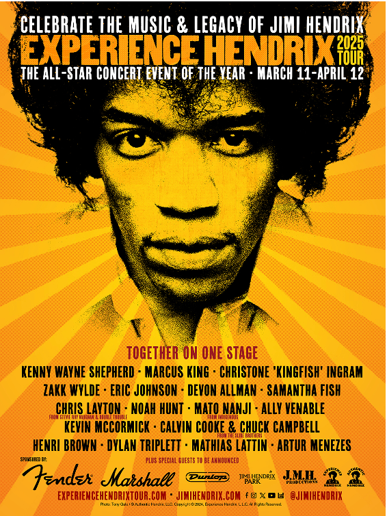 The Experience Hendrix 2025 Tour: Celebrating the Music and Soul of Ji ...