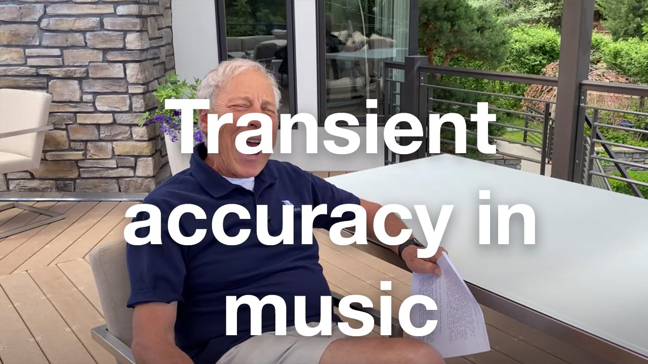 Transient accuracy in recorded music – PS Audio